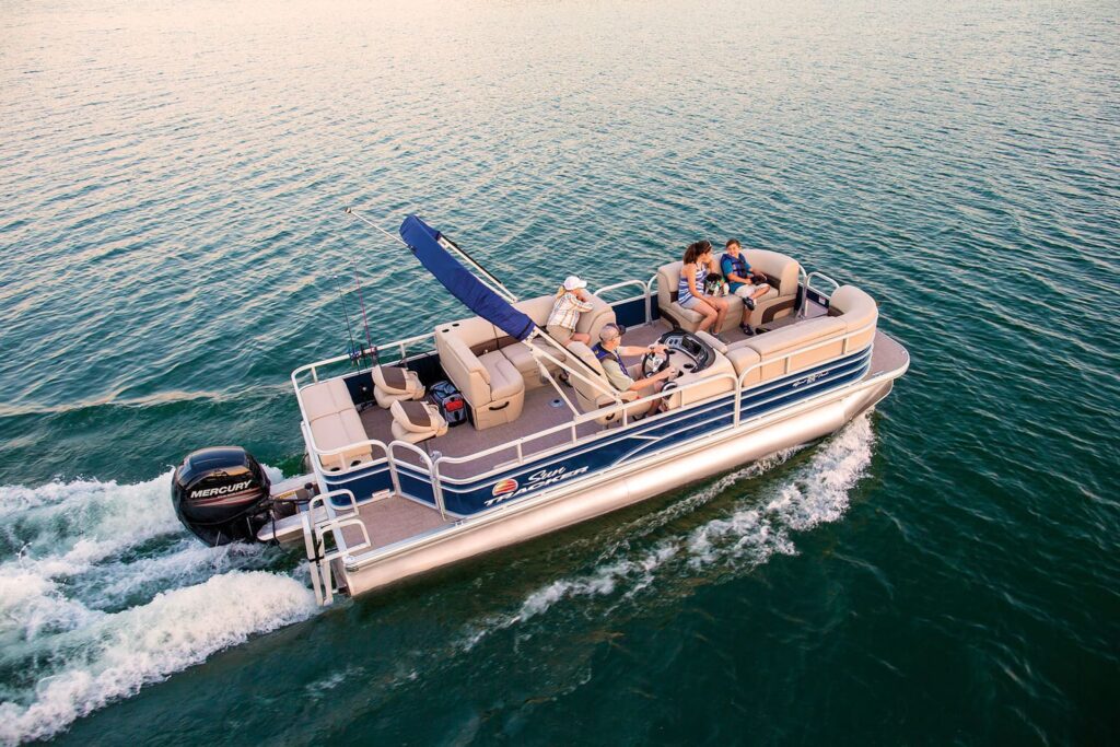 Fishin Barge 22 DLX - Lounge Boat